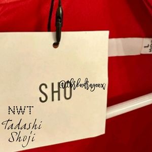 Tadashi Shoji | Dresses | Nwt Swirled Sequin Dress Rose Red Dynamite ...